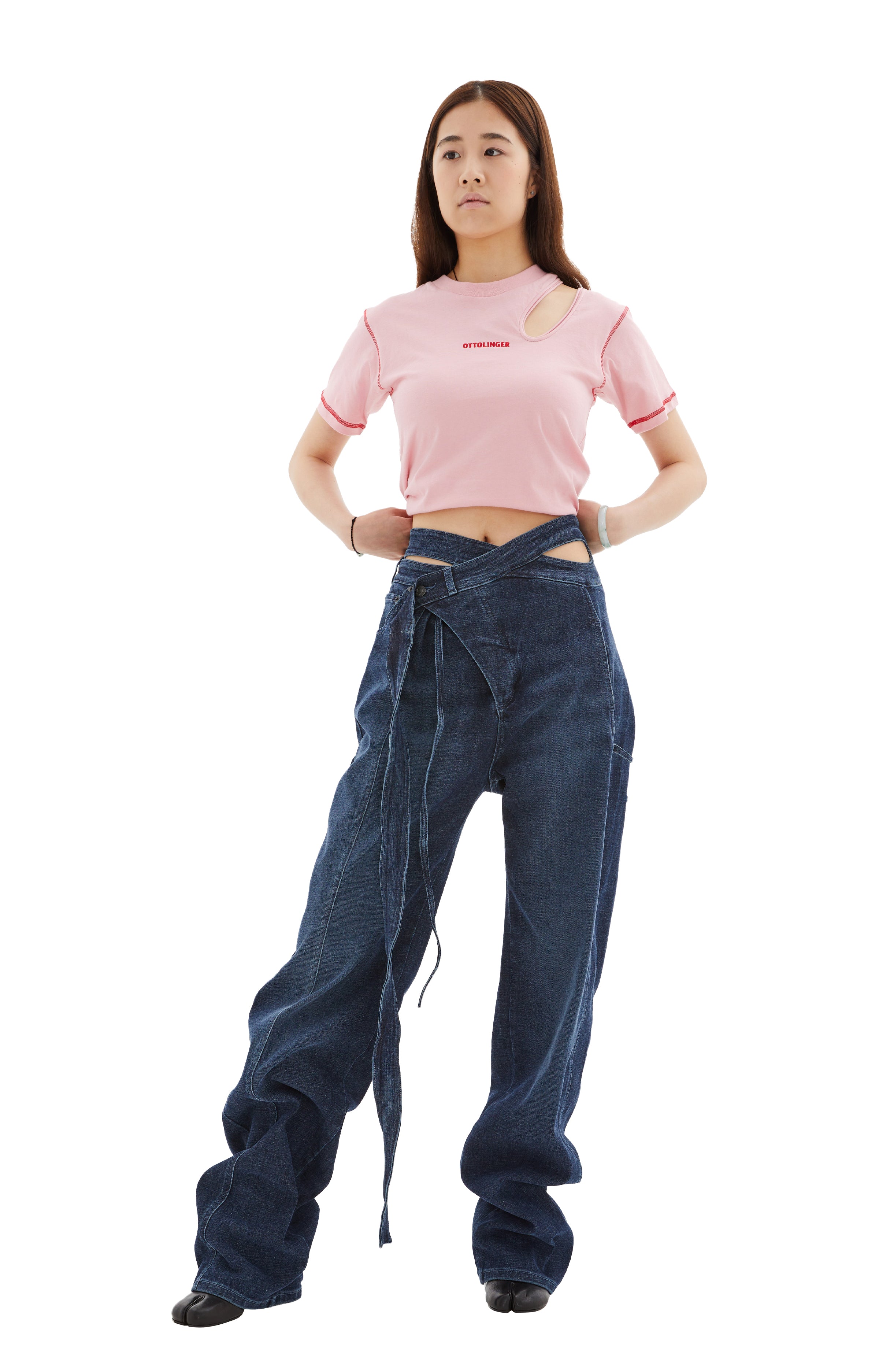 Signature Wrap Jeans (Blue) – tons-shop