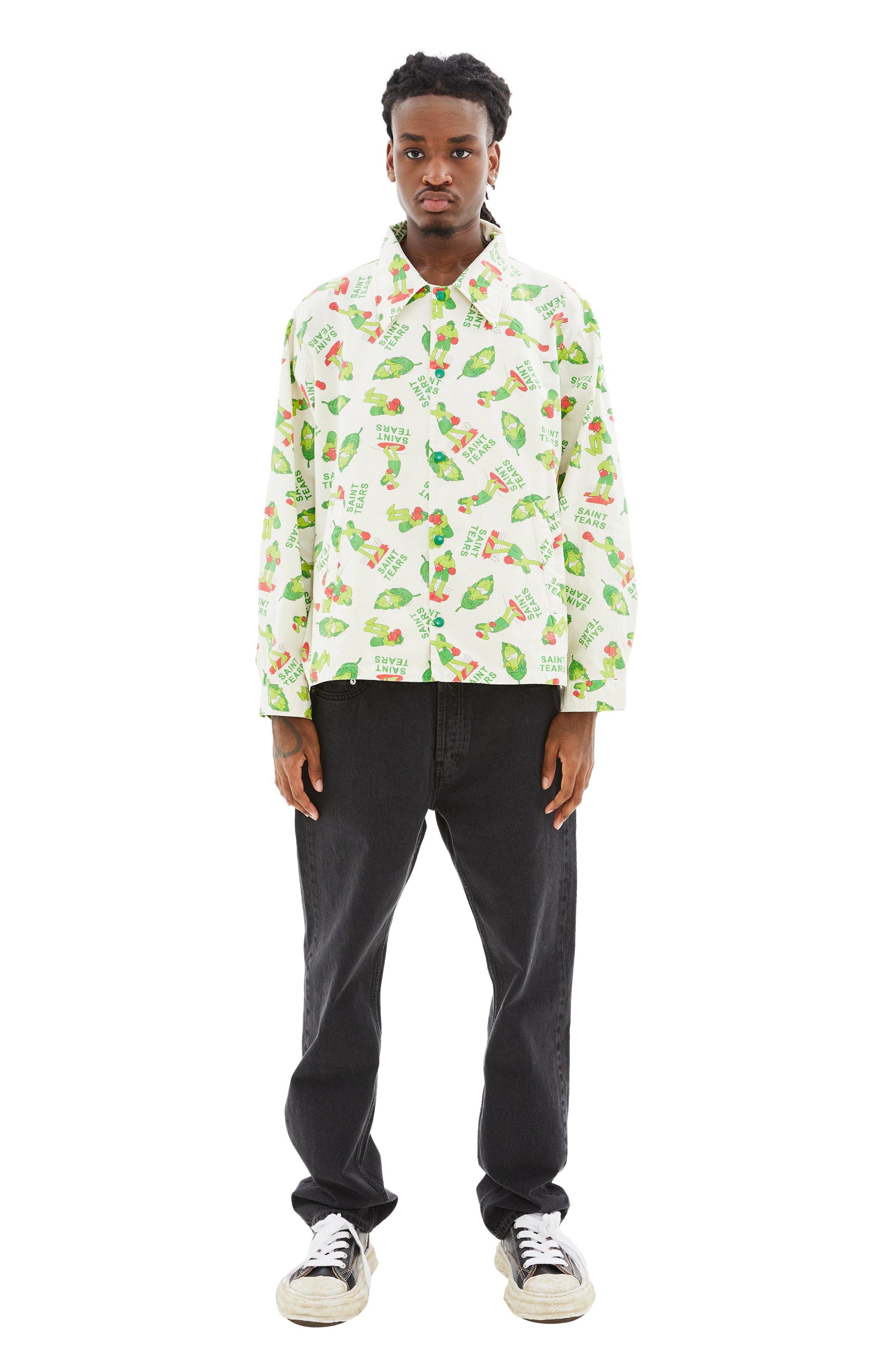 Denim Tears Boxer Coach Jacket (White) – tons-shop